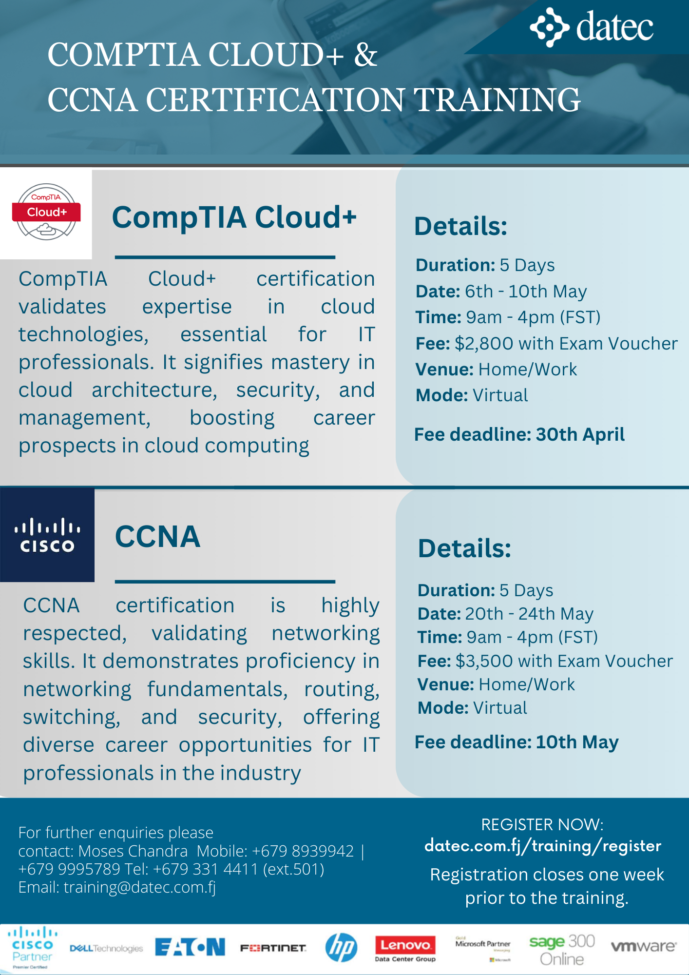 CCNA and CompTIA